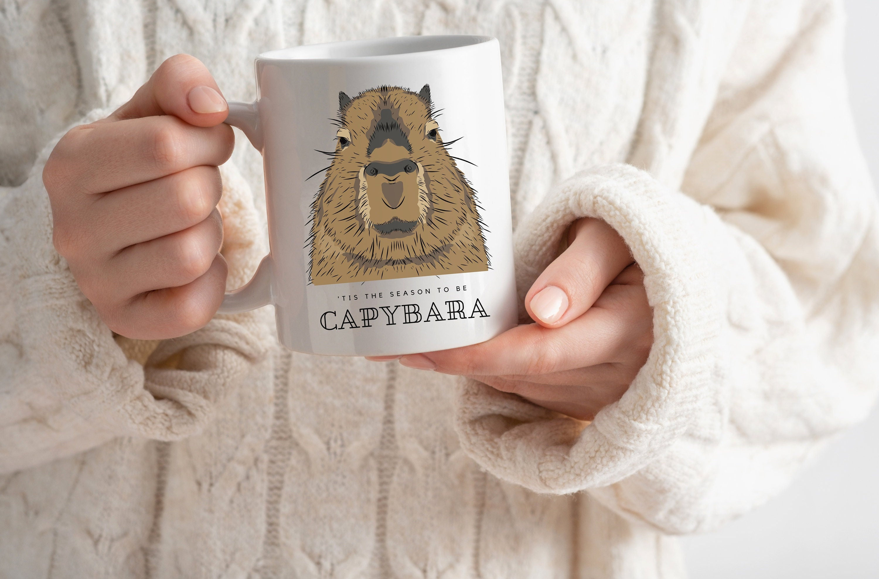 Coffee Mug BARA TOGETHER CAPYBARA Ceramic Mug Gift 11oz - Etsy