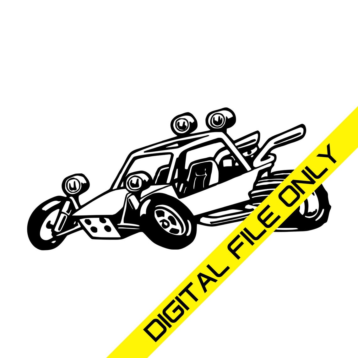 Dune Buggy SVG Cutting file for use with Silhouette Cameo and | Etsy