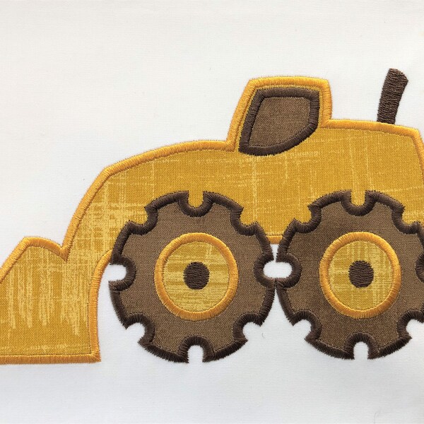 Backhoe Applique - Etsy
