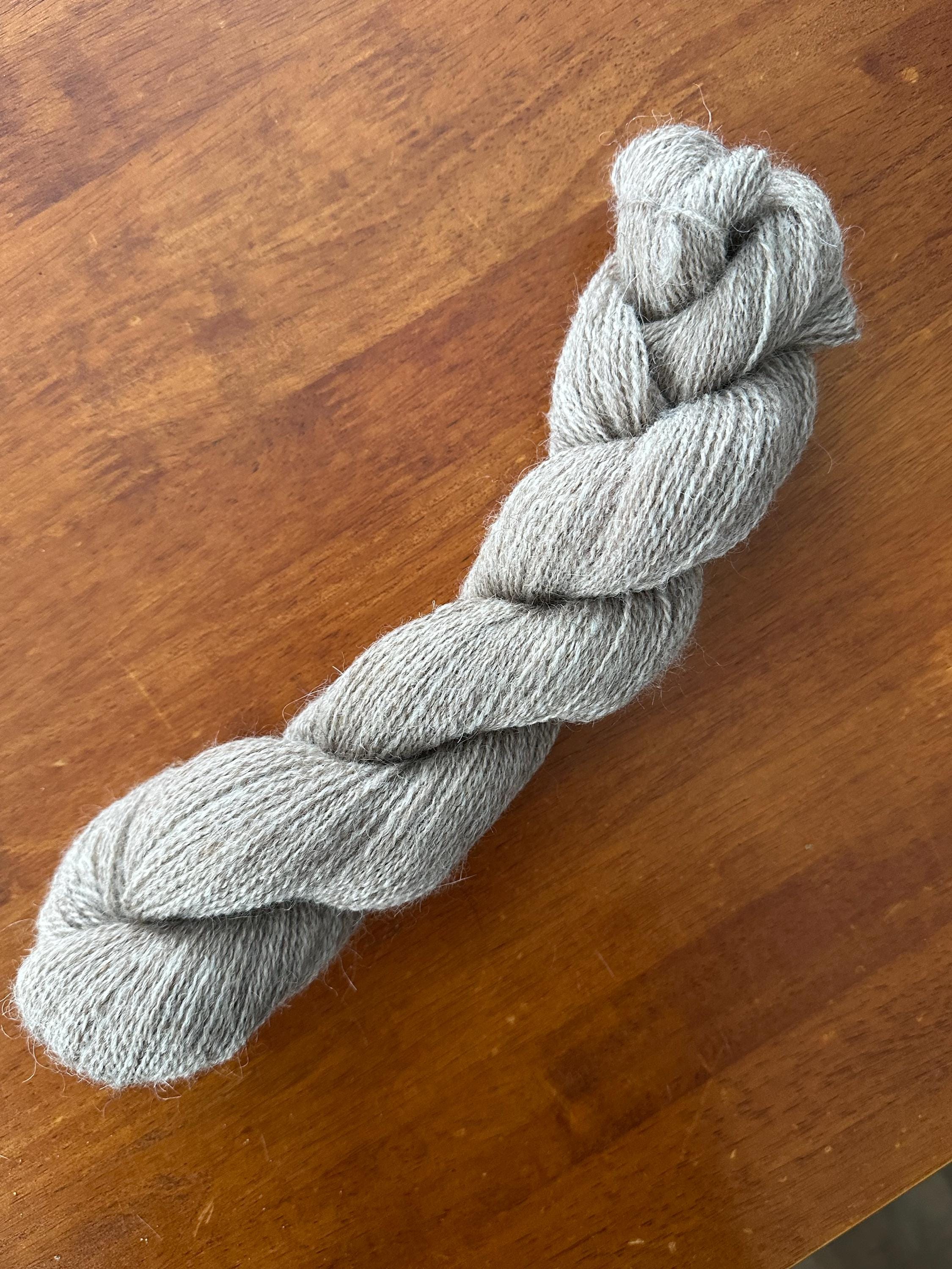 GIBBY NATUARAL Icelandic Sheep Wool Yarn: Like Handspun - Art Yarn for ...