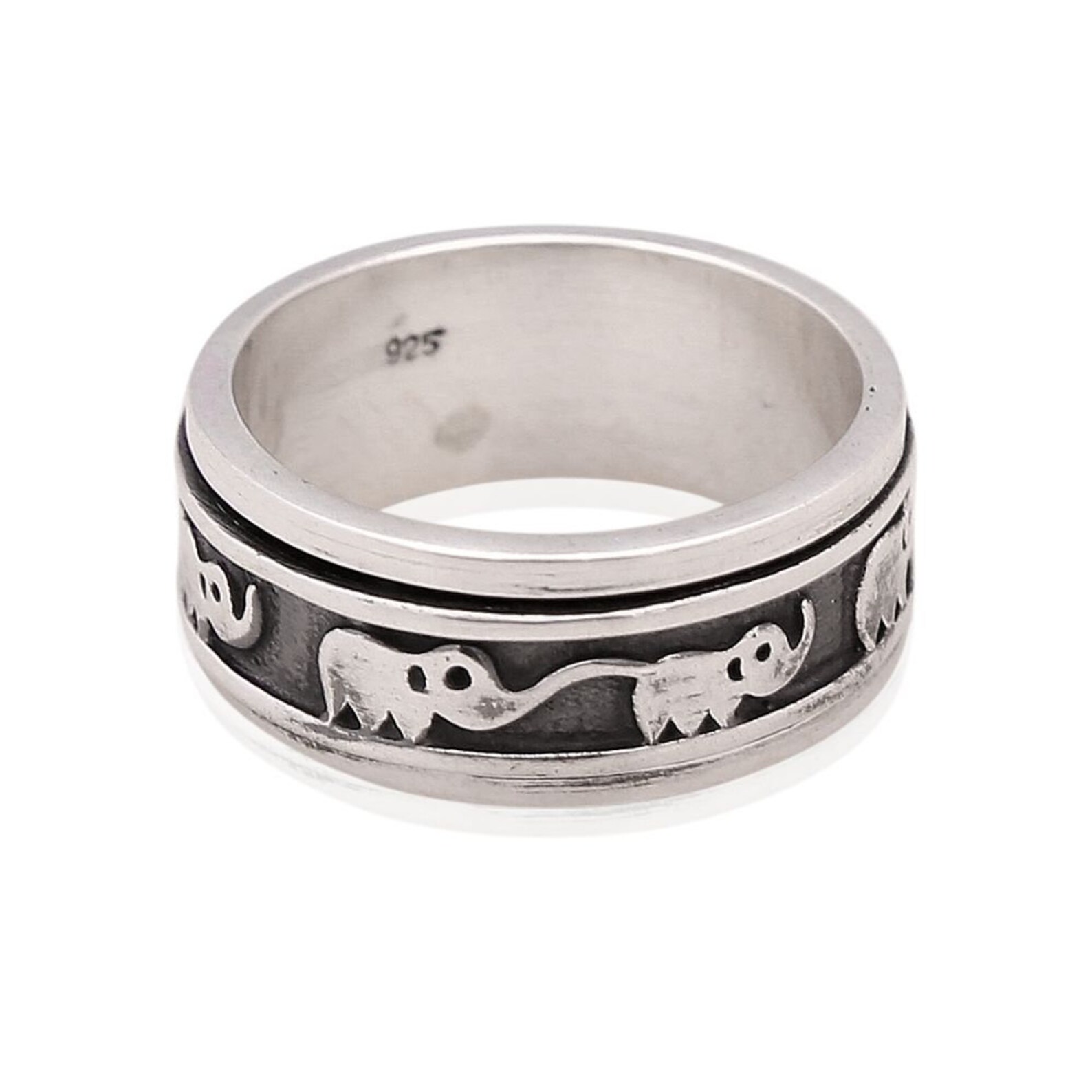Movable Ring Elephant Spinner Ring For Men and Women in 925 | Etsy