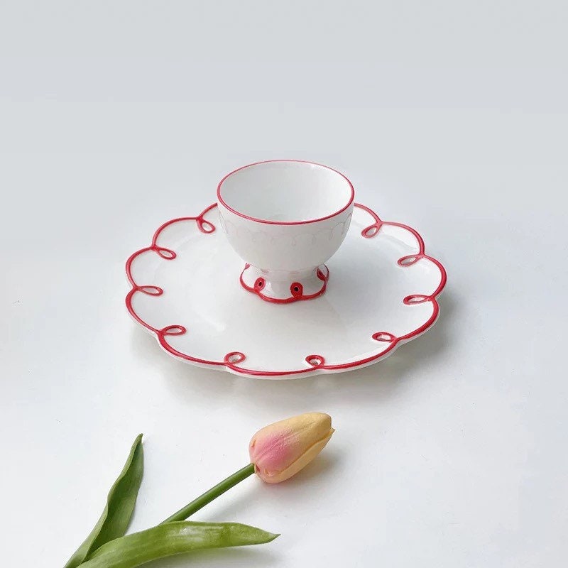 Cute Dinnerware Summer Plates Bowls Ceramic Funky Feminine - Etsy