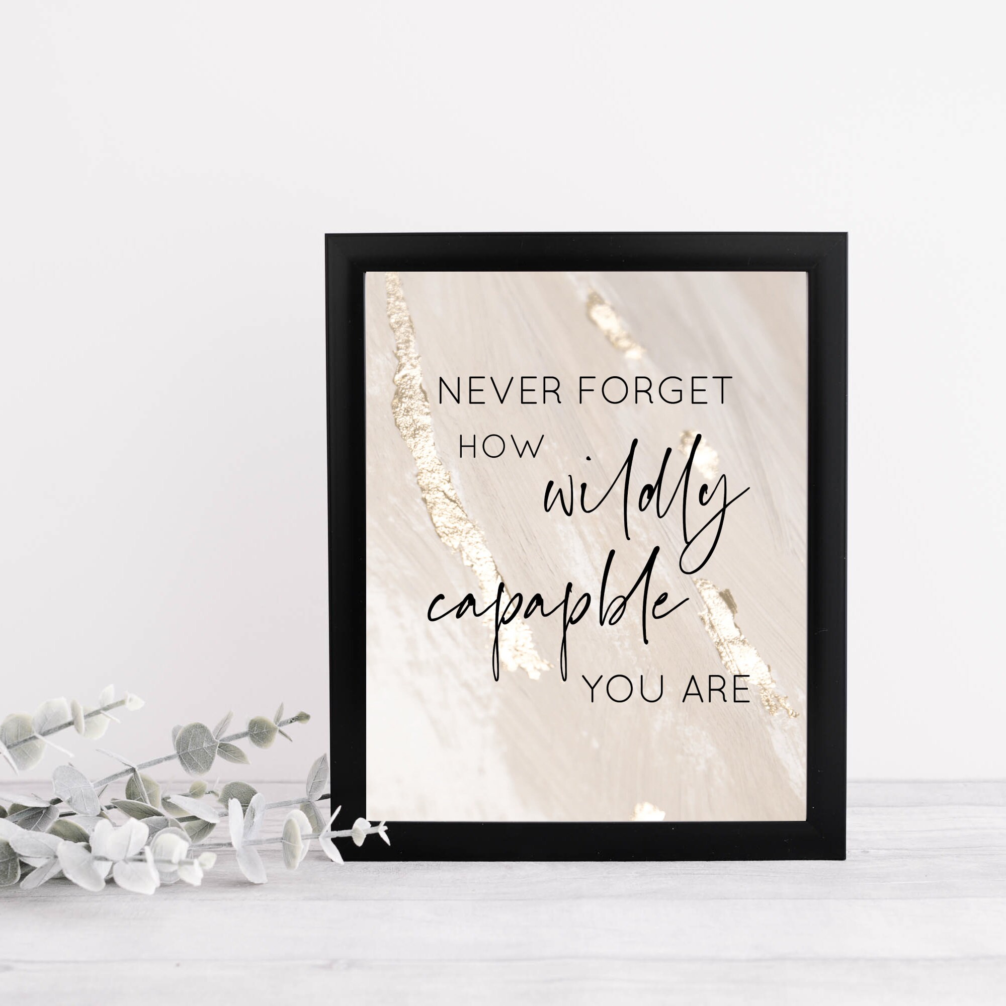 Motivational Wall Art, Wall Art Printable, Quote Printable ...