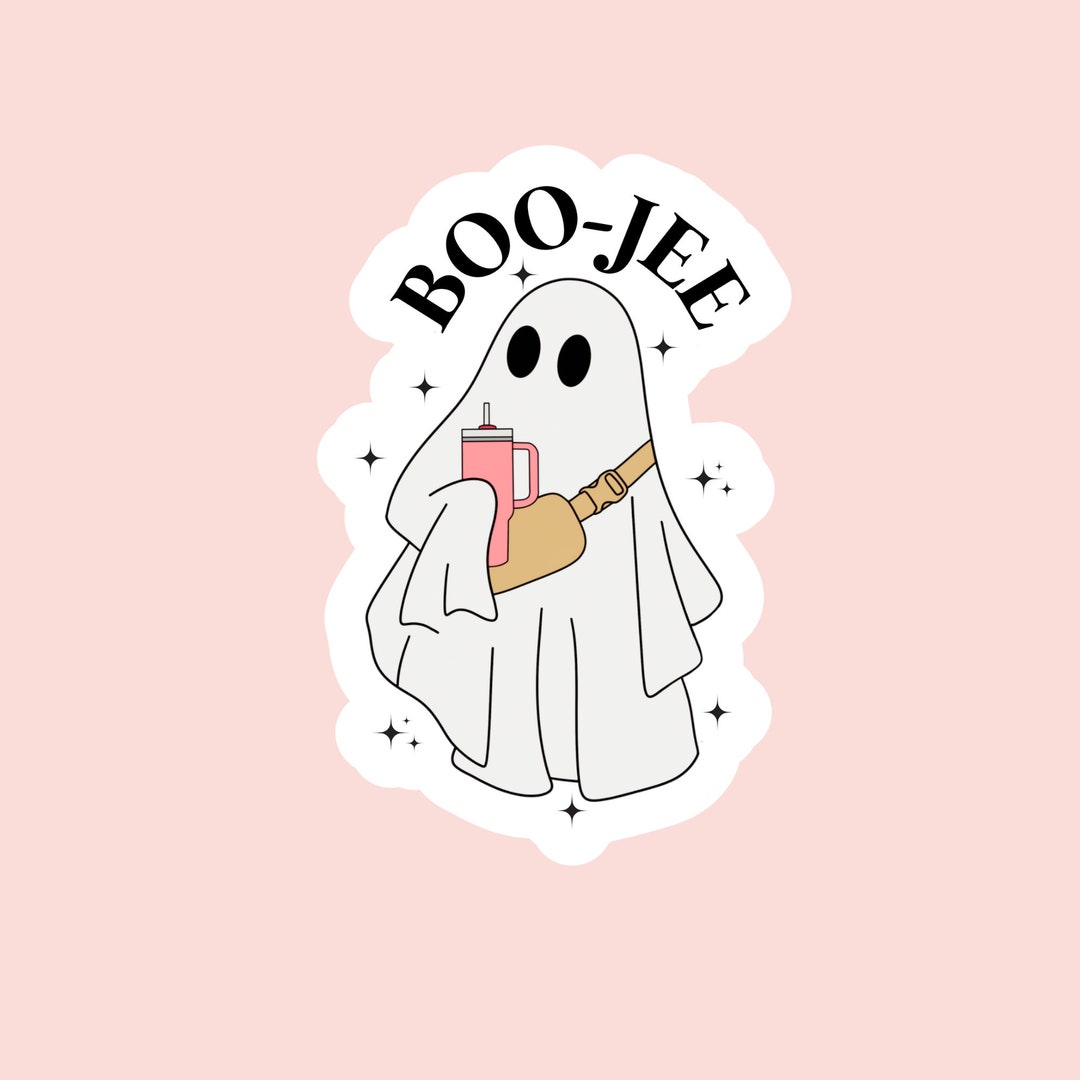 Boo-jee Ghost Sticker, Boujee Ghost Sticker, Belt Bag and Tumbler Ghost ...