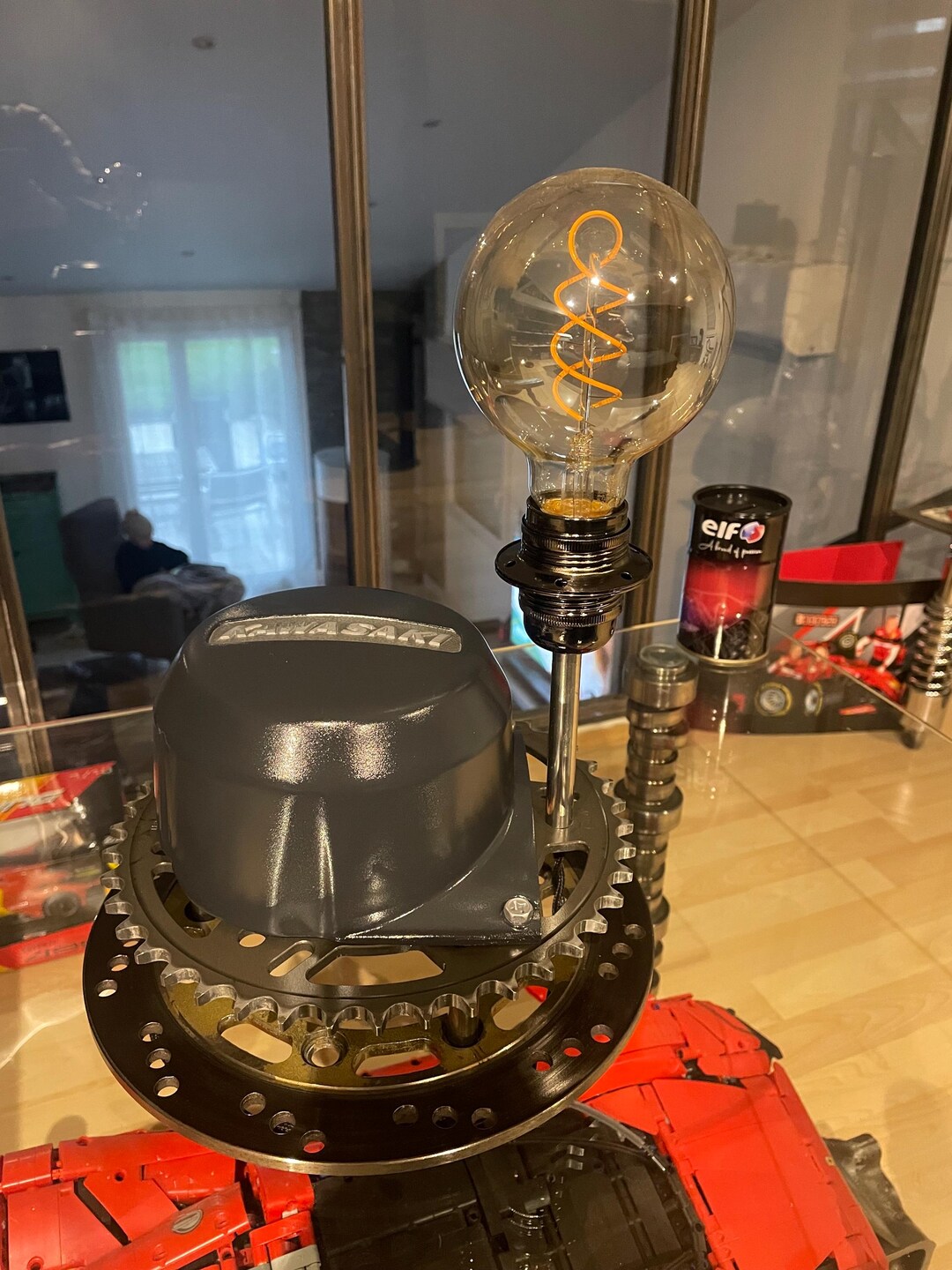 Kawasaki Motorcycle Lamp - Etsy