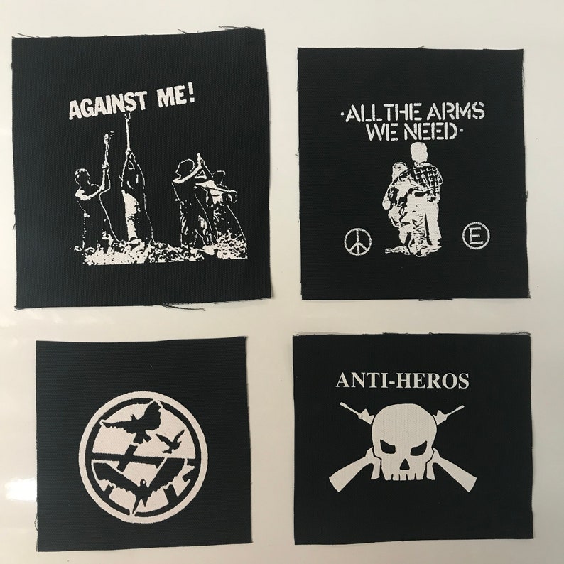 A - Punk Patches - Grindcore, Thrash, Crust, Anarcho, Metal, Vegan, D ...