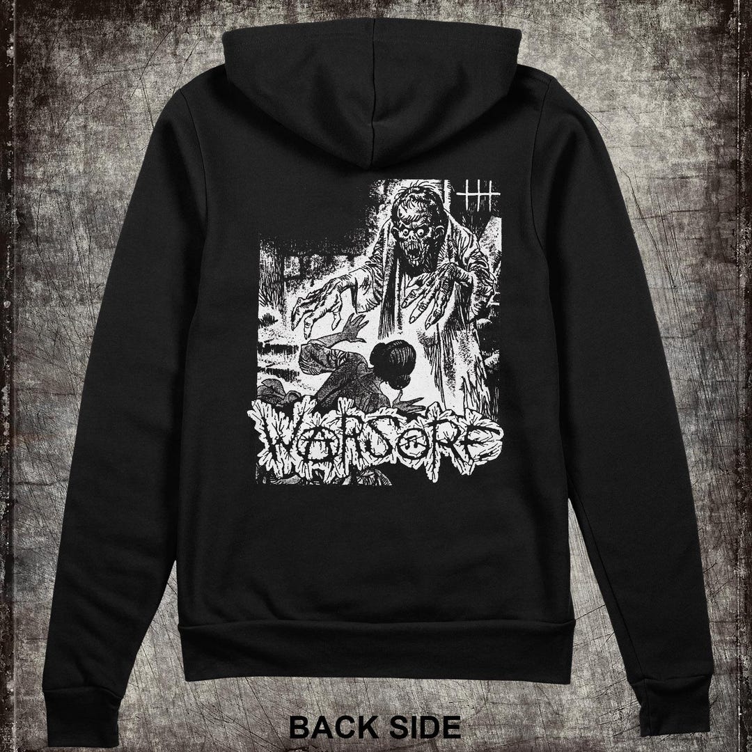 WARSORE - 'MONSTERS' - Zip up Hoodie Sweatshirt - Punk, Crust, Anarcho ...