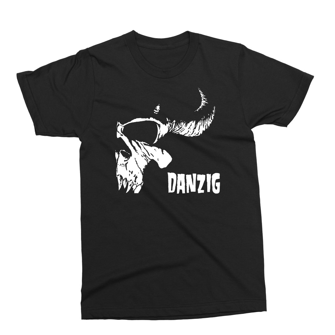 DANZIG - Skull Shirt, Hardrock, Blues Rock, Metal, Punk, 80's , Crust ...