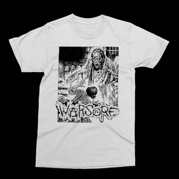 WARSORE 'monsters' White Shirt Grindcore Punk | Etsy