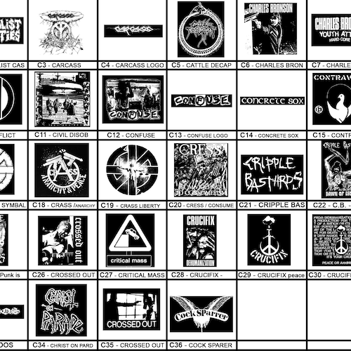D Punk Patches Grindcore Thrash Crust Anarcho Metal - Etsy