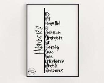 Hebrews 13 2 - Etsy