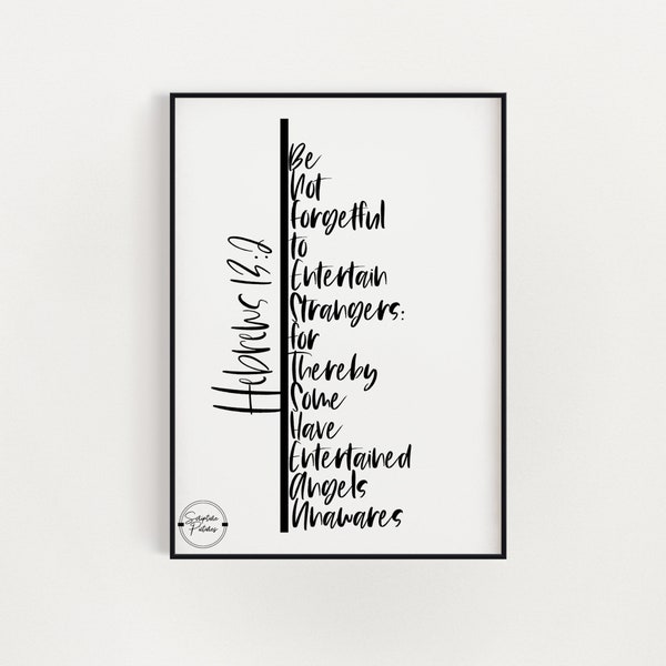 Hebrews 13 2 - Etsy