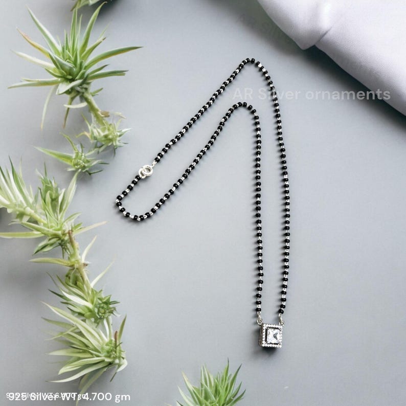 Authentic 925 Silver Mangalsutra Crafted by Professional Karigar - Etsy