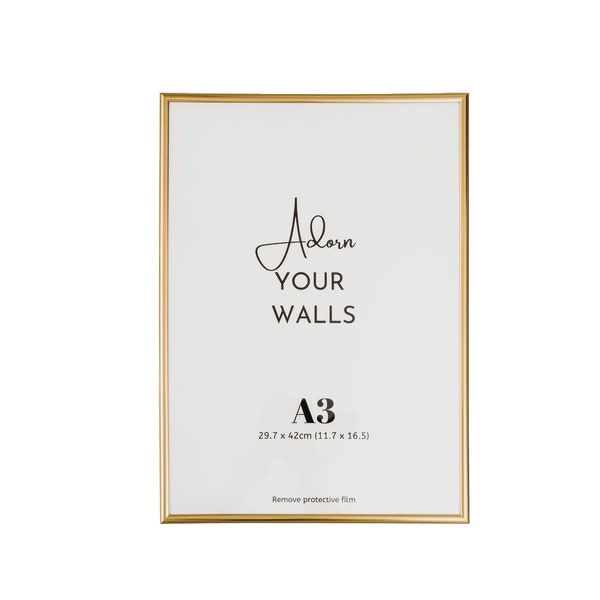 Gold Picture Frames - Etsy UK