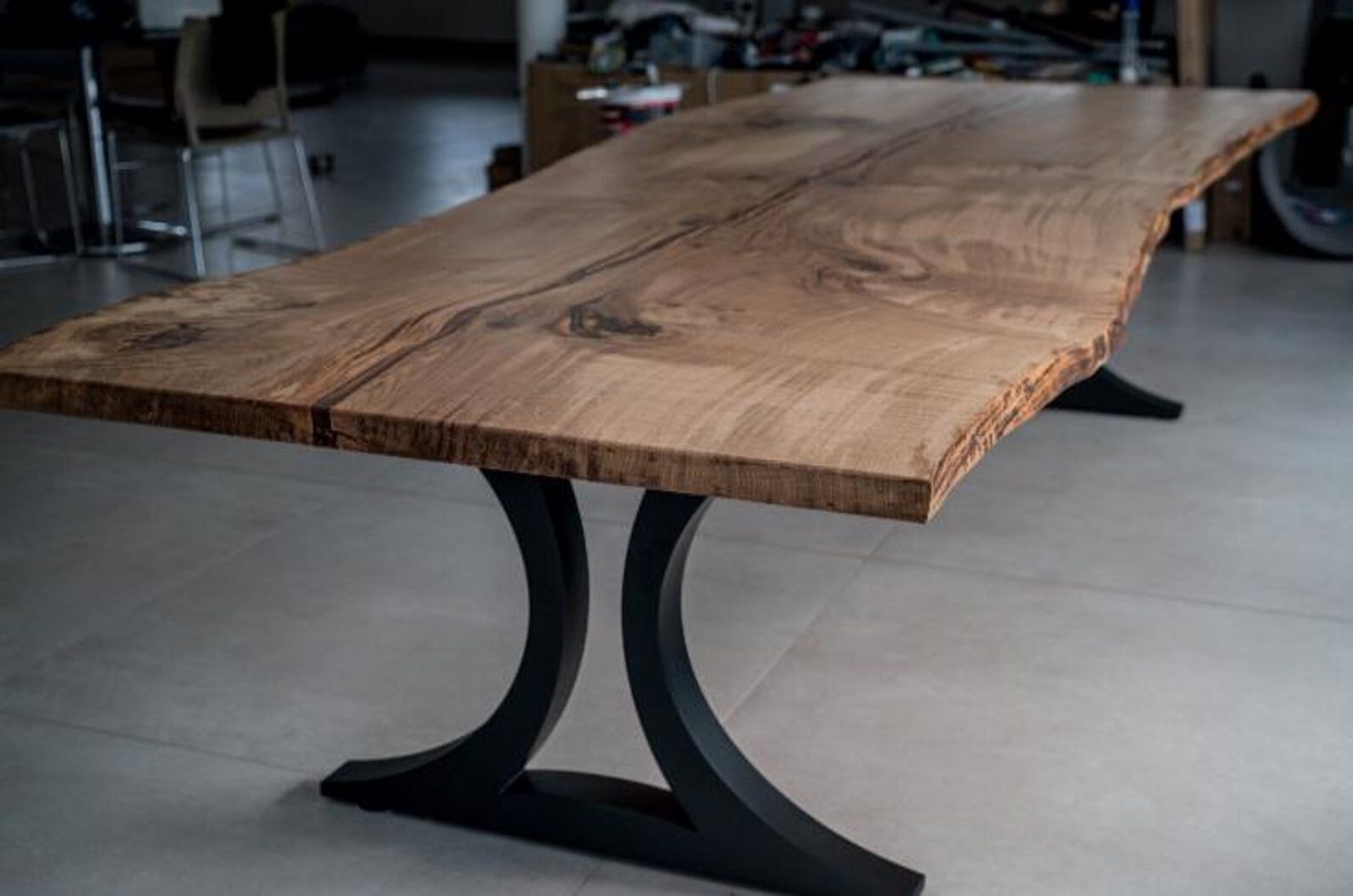 Luxury Bespoke Dining Table. Walnut, Oak, Elm, Monkey Pod (14-16 Seater ...