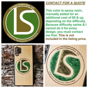 Custom Wooden Phone Case for Samsung Galaxy S24 S25 S26 Business Logo ...