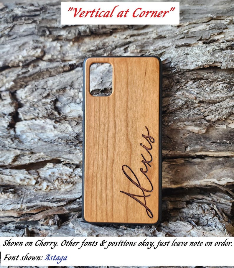 Personalized Wooden Phone Case for for Samsung Galaxy S24 S25 S26 Ultra ...