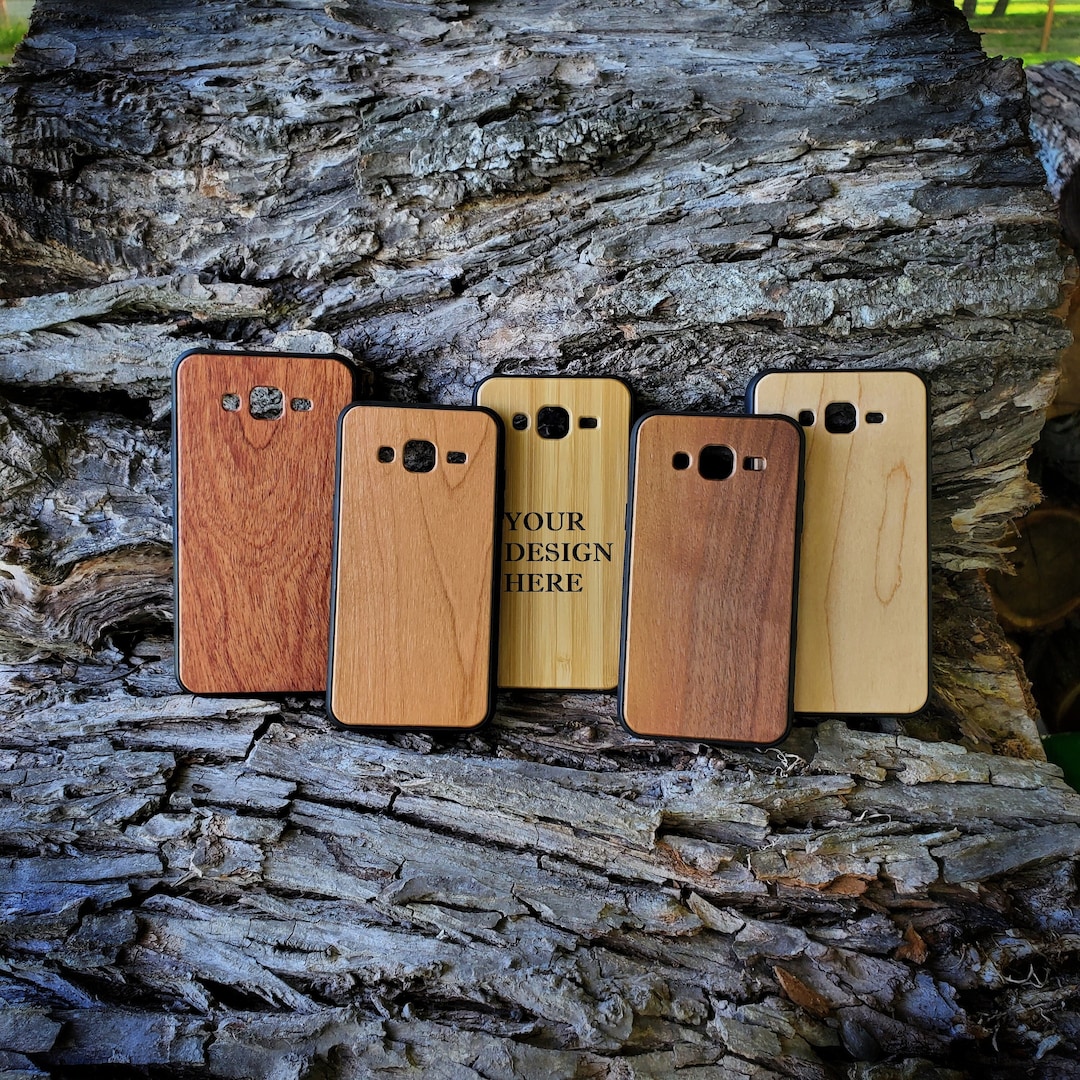 Custom Phone Case Logo Wood Phone Case Samsung Galaxy J3 J5 J7 (see ...