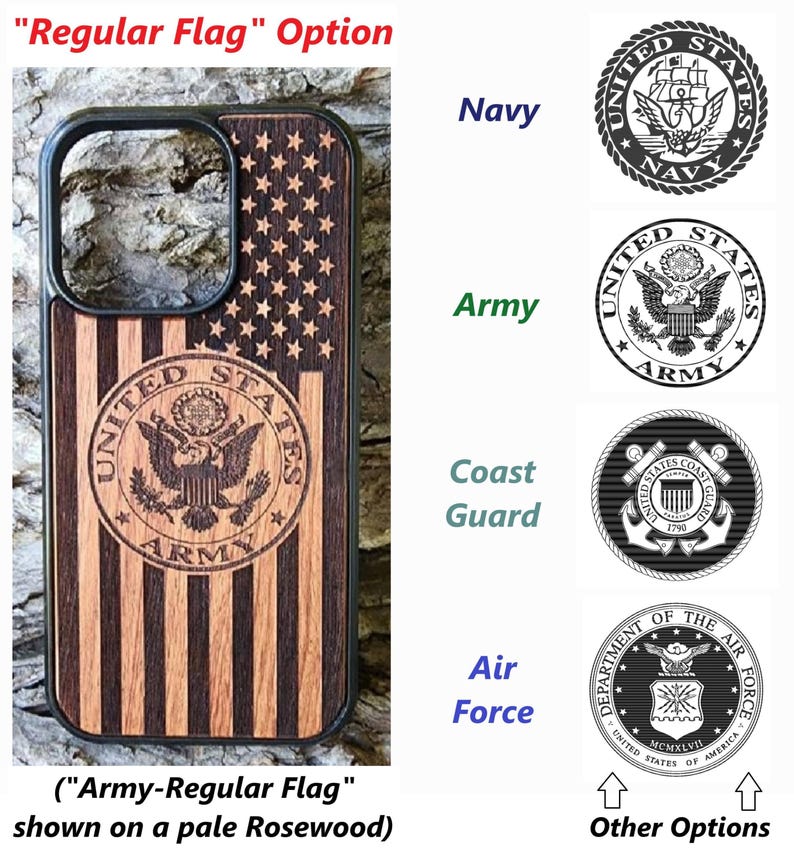 Military Case for Samsung Galaxy S24 S25 S26 Wood Phone Case Navy Army ...