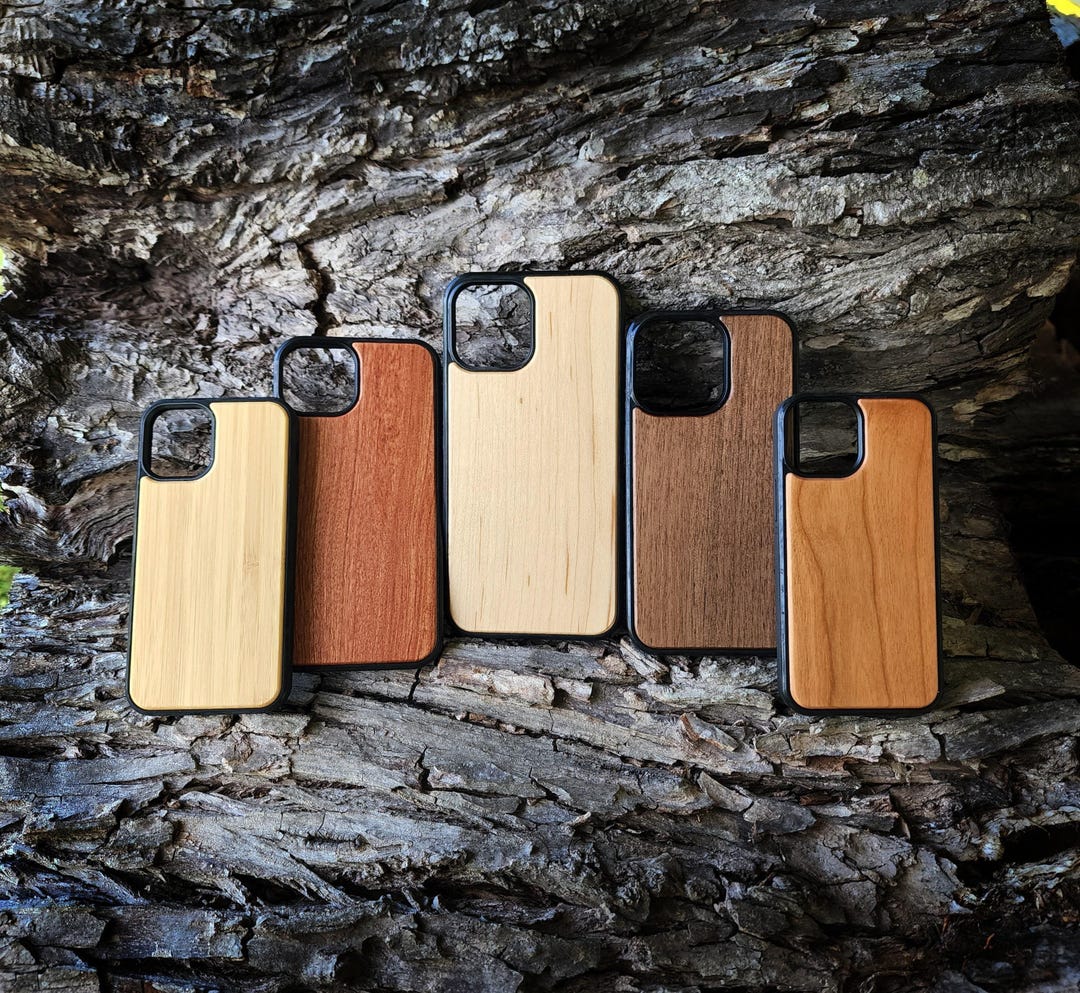 Real Wood iPhone 12 13 14 15 Pro Max Mini Plus + for Engraving Wood ...