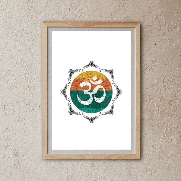 Om Print - Etsy