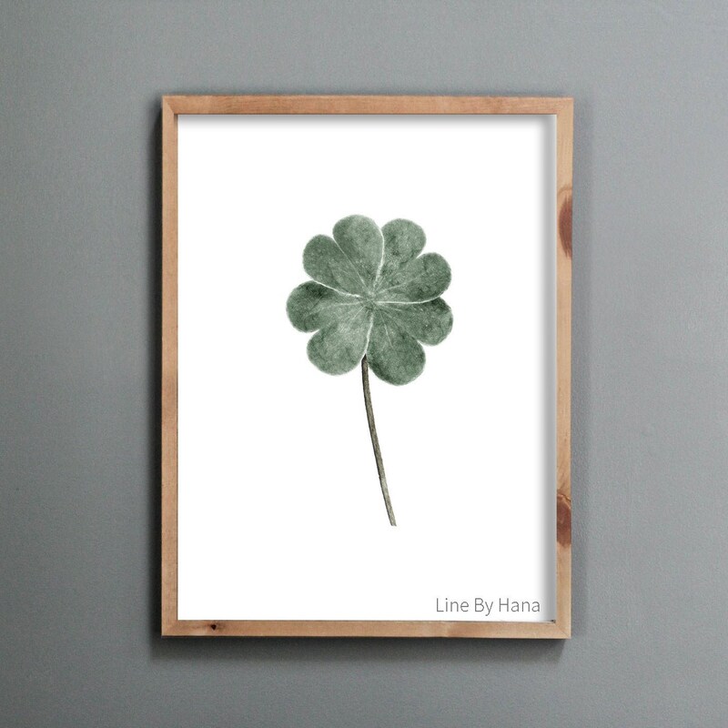 Four Leaf Clover Printable - Etsy