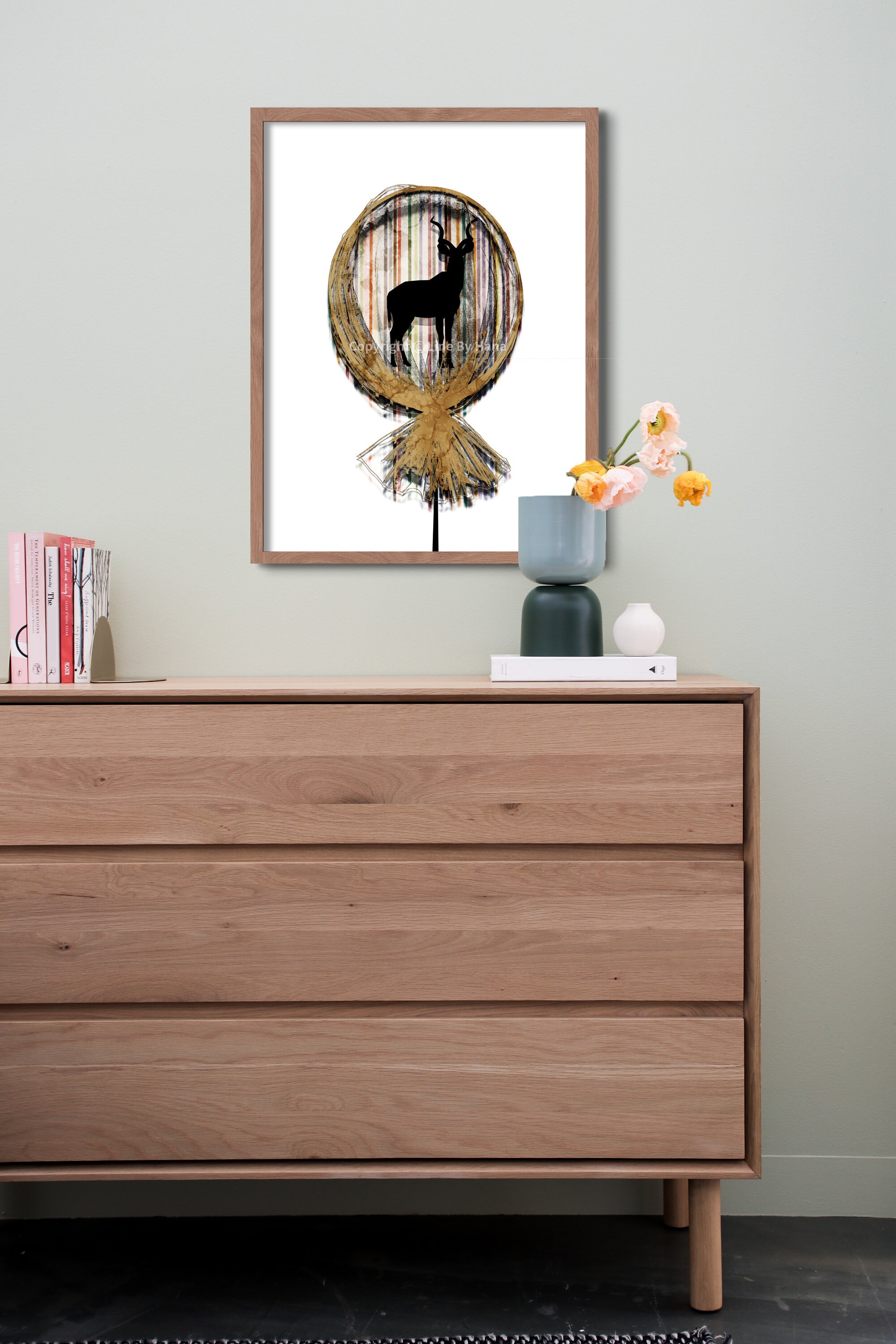 Kudu Art Print, Kudu Printable, Nursery Wall Art, Digital Download ...