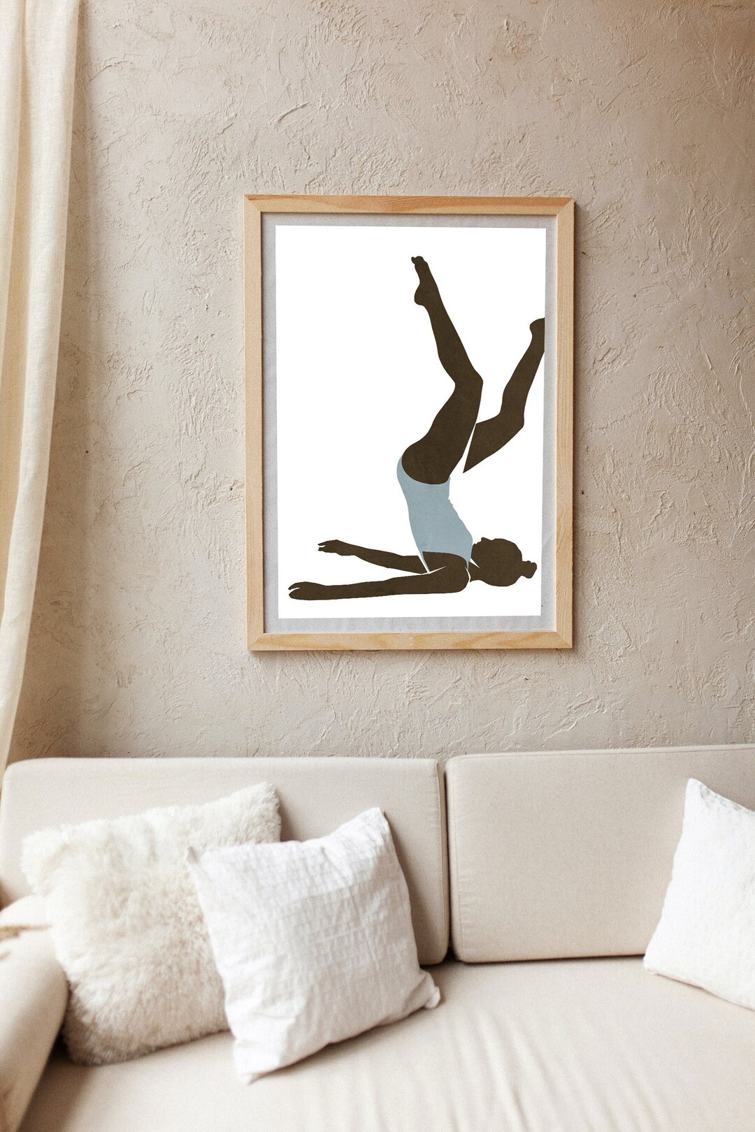 Female Wall Art, Woman Art Print, Female Figure Poster, Body Pose Wall ...