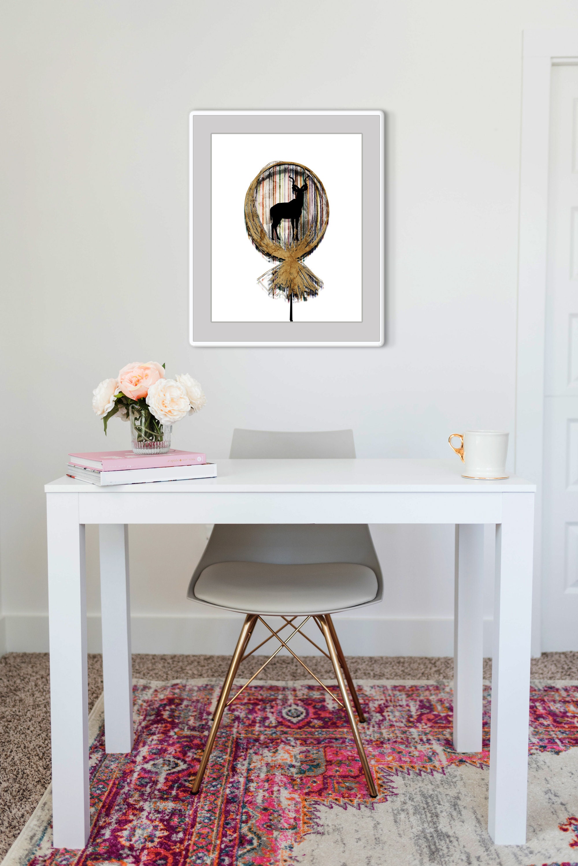 Kudu Art Print, Kudu Printable, Nursery Wall Art, Digital Download ...