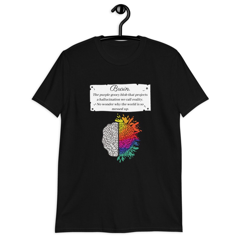 Human Brain T-shirt Funny Brain Definition Minimalist Graphic Tee ...