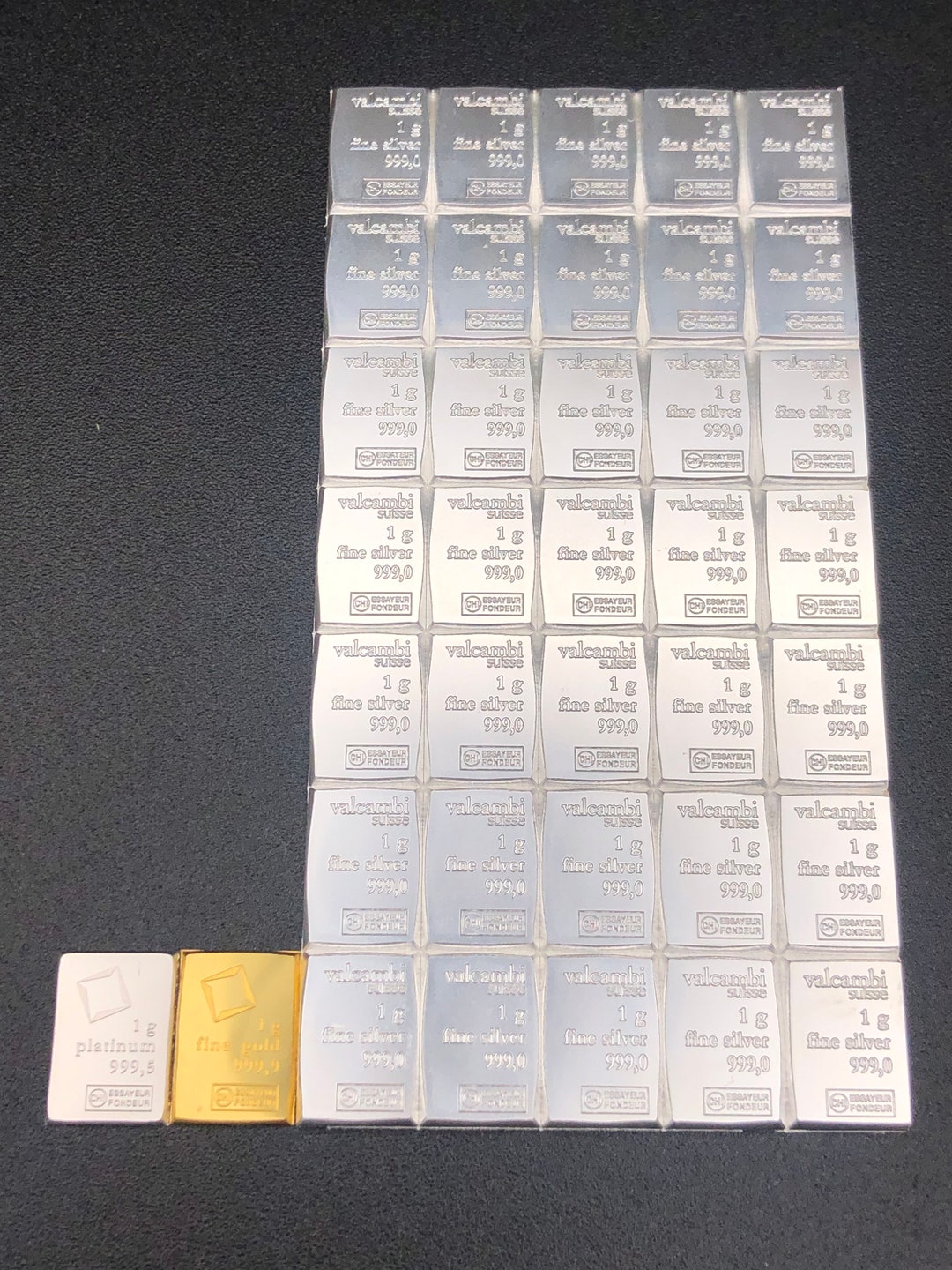 1-gram 24k GOLD, 1-gram PLATINUM, & 1 Oz SILVER Premium .999 Pure ...