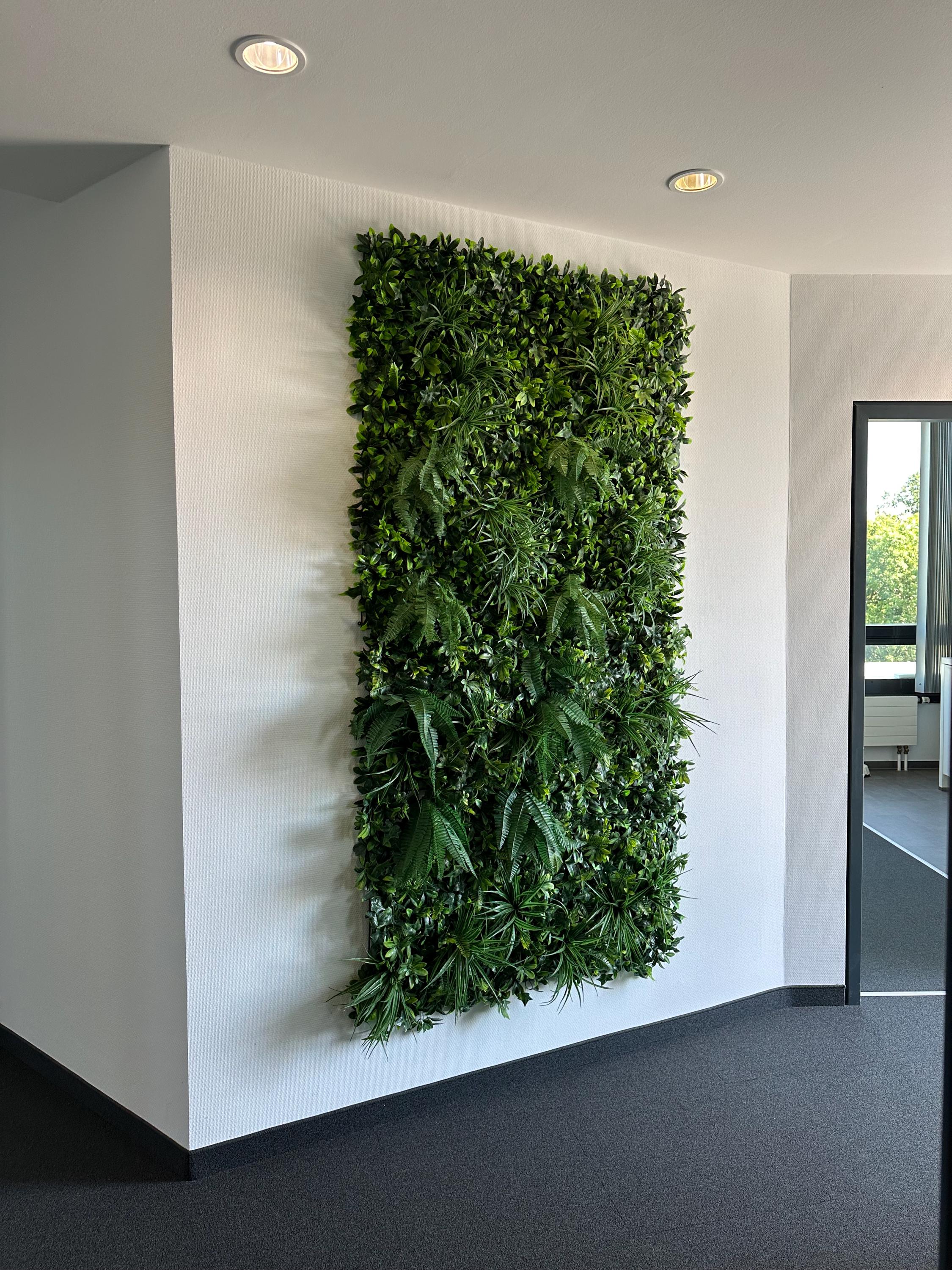 Pflanzenwand je Matte 100x100 cm vertikaler Garten mit künstlichen ...
