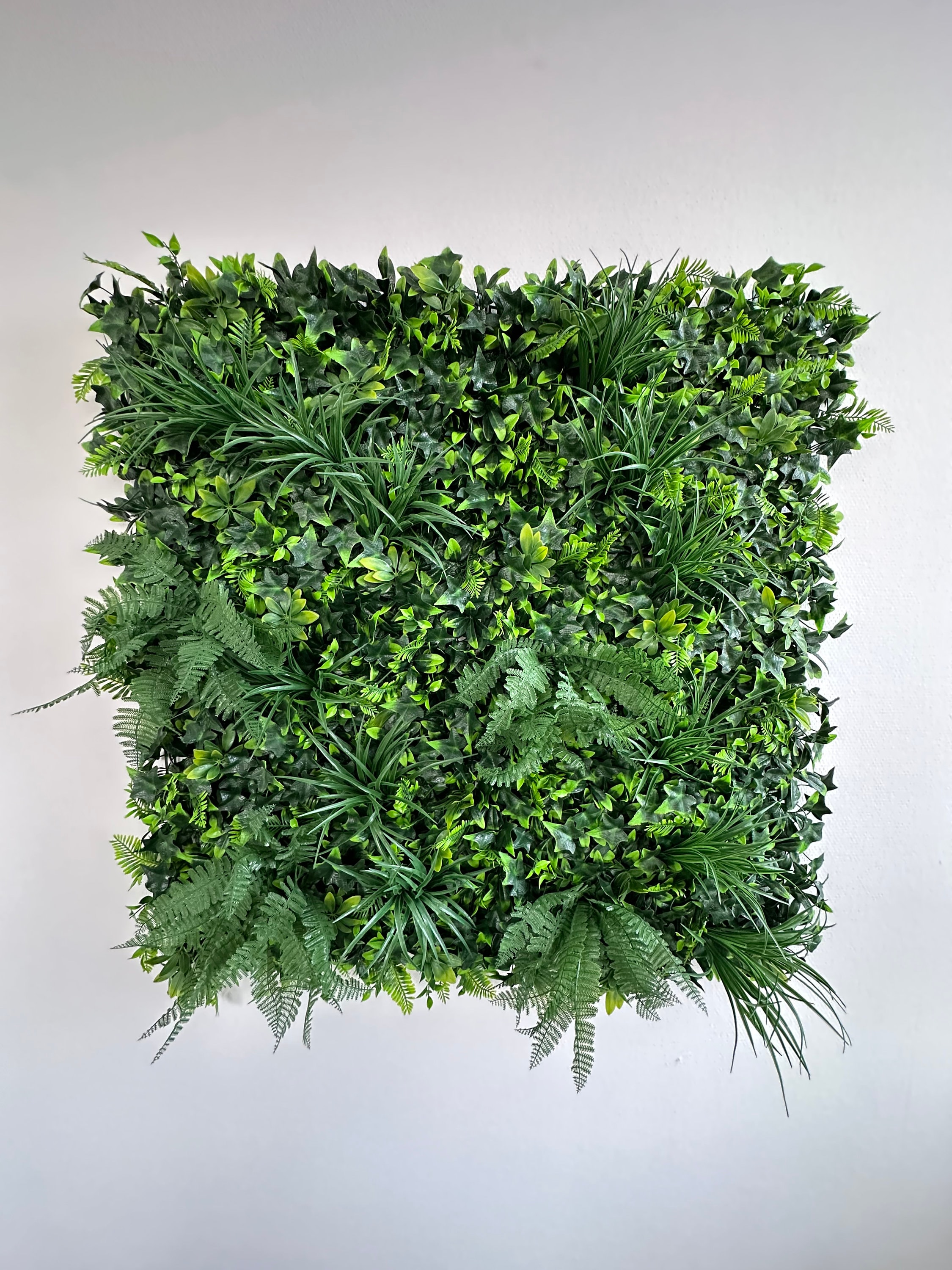 Pflanzenwand je Matte 100x100 cm vertikaler Garten mit künstlichen ...