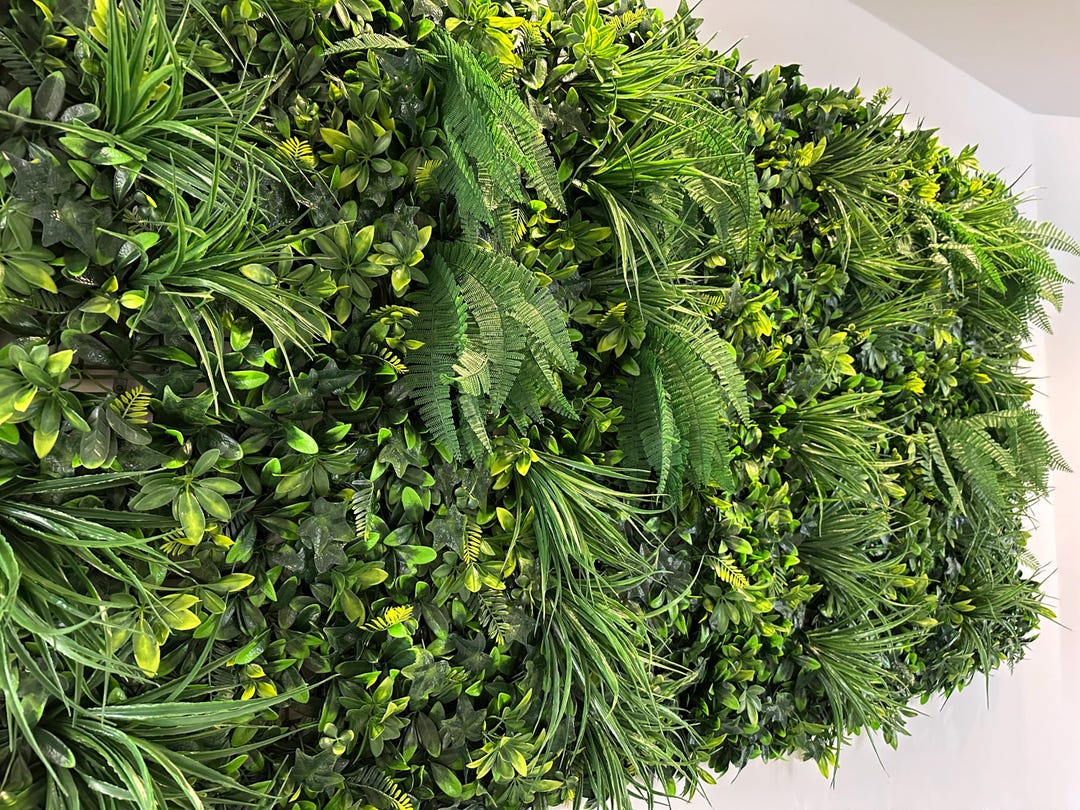 Pflanzenwand je Matte 100x100 cm vertikaler Garten mit künstlichen ...