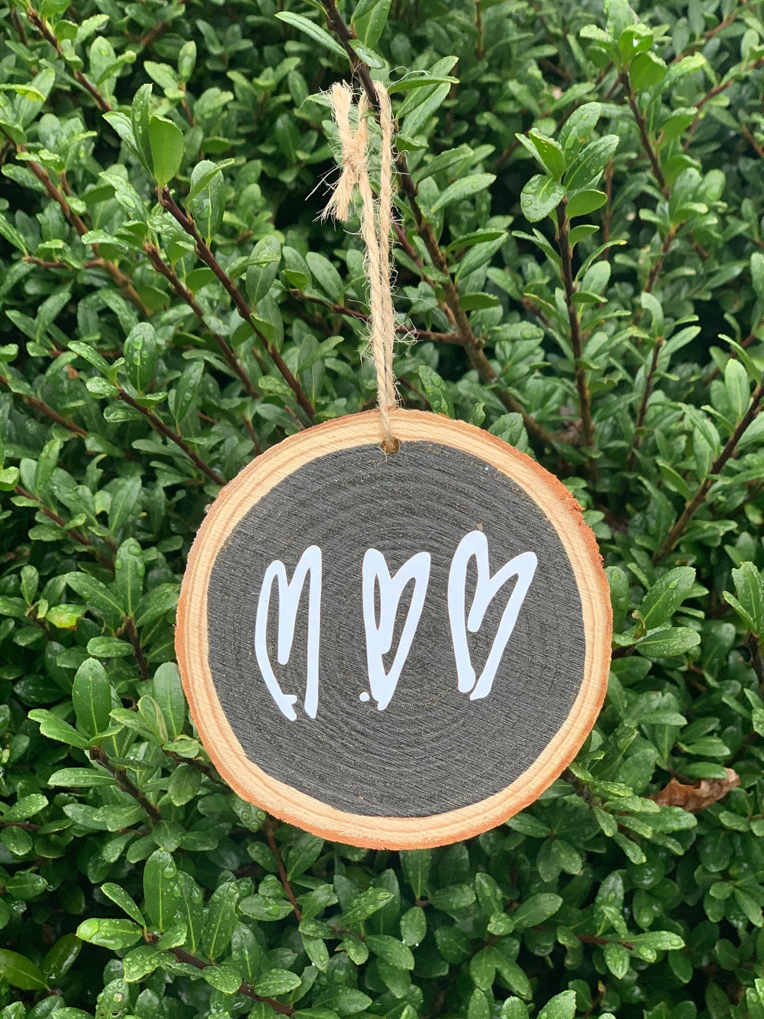 Three Crooked Hearts - Pearl Jam Wood Ornament - Etsy
