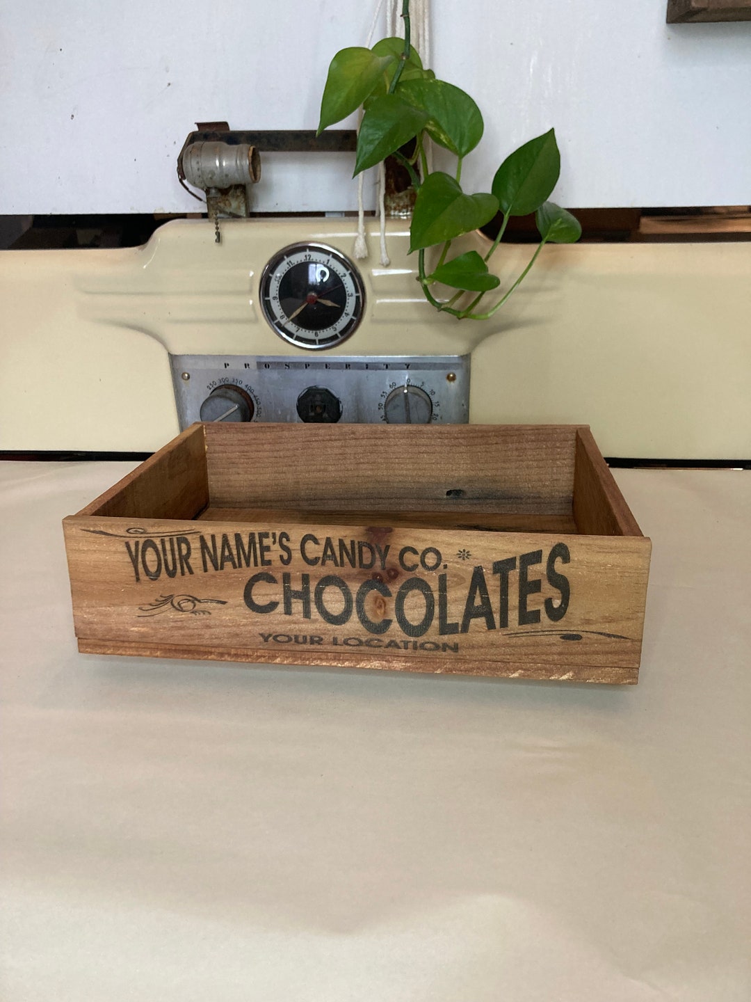 Personalized Chocolates Crate, Custom, Handmade, Laser Engraved, Gift ...