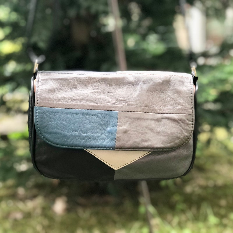 Patchwork Leather Bags - Etsy
