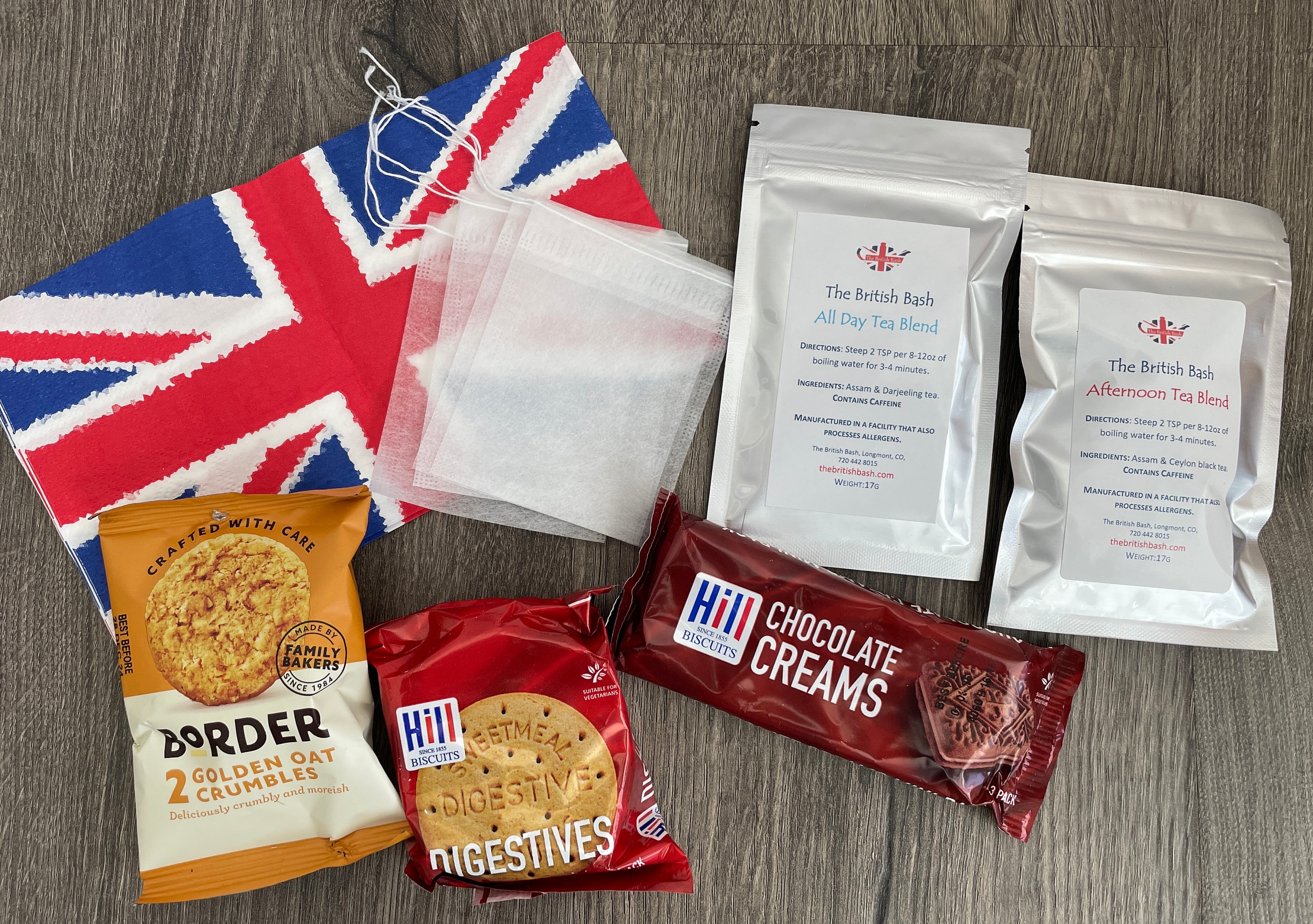 British Tea and Biscuits A Treat From Great Britain. - Etsy