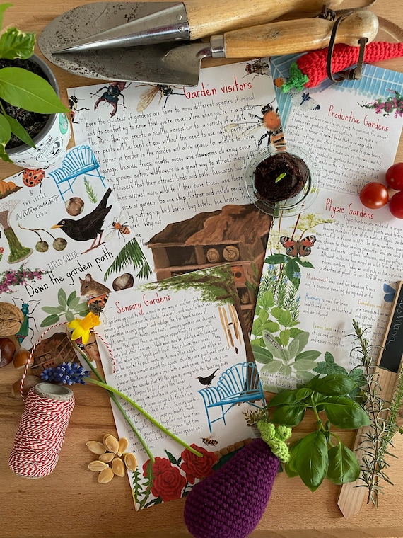 Complete Garden Unit Study Garden Learning Pack Gardening - Etsy