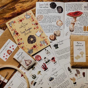 Mushroom Study, Fungi Homeschool Resources, Mushroom Anatomy - Etsy