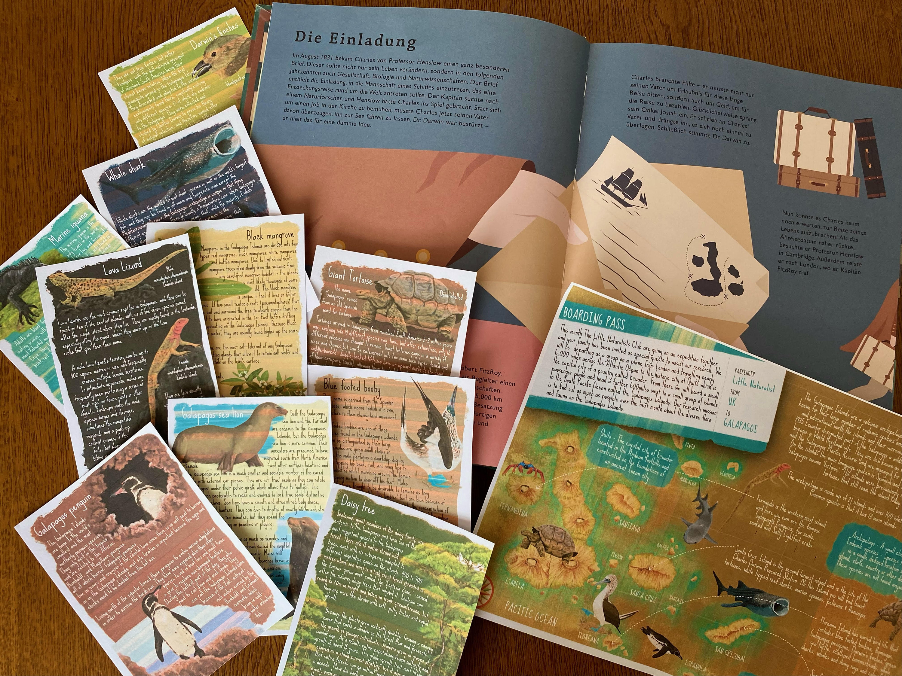 Galapagos Identification Cards / Booklet, Geography Unit, Wildlife ...