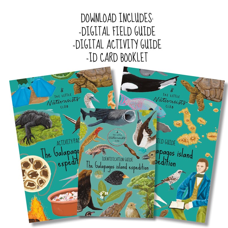 Complete Galapagos Study Unit Homeschool Bundle Kids Nature - Etsy