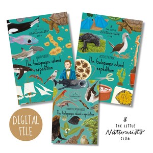 Complete Galapagos Study Unit, Homeschool Bundle, Kids Nature Kit ...