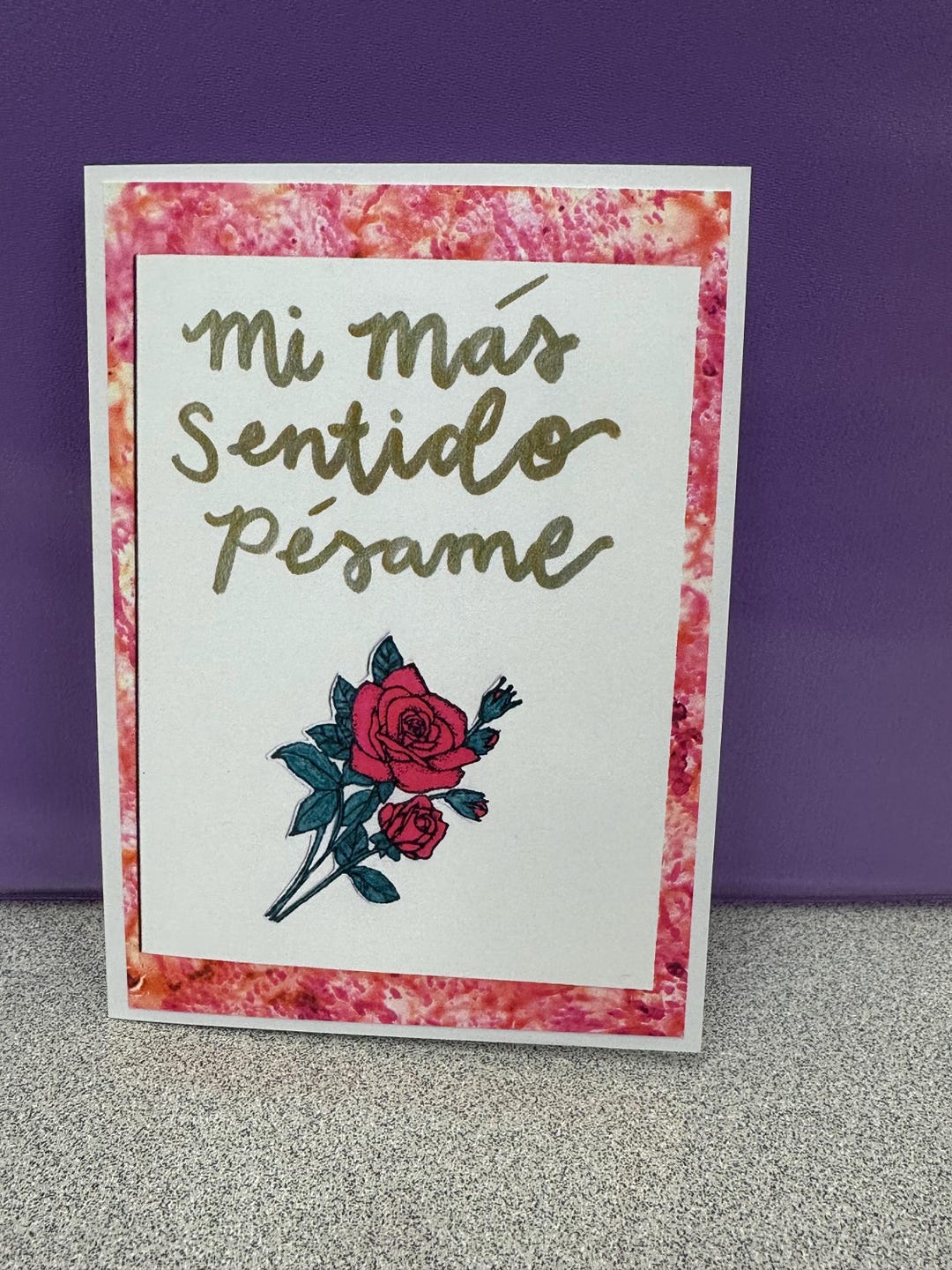 Sympathy, Spanish Card, Mi Mas Sentido Pesame, - Etsy