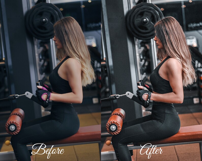 5 Mobile Metalic Sport Lightroom Presets Gym Instagram Filter - Etsy