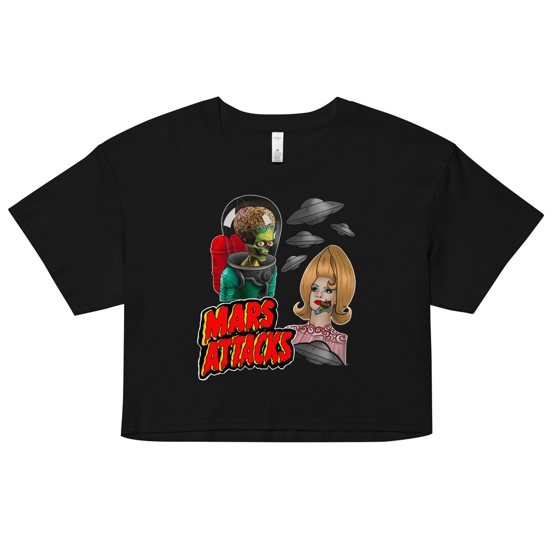 Mars Attacks Original Diirtnap Design Crop Top - Etsy