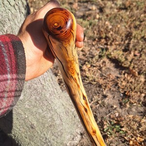 Osage Orange/hedge Cane With Labradorite Stone, Plus Malachite Chips - Etsy