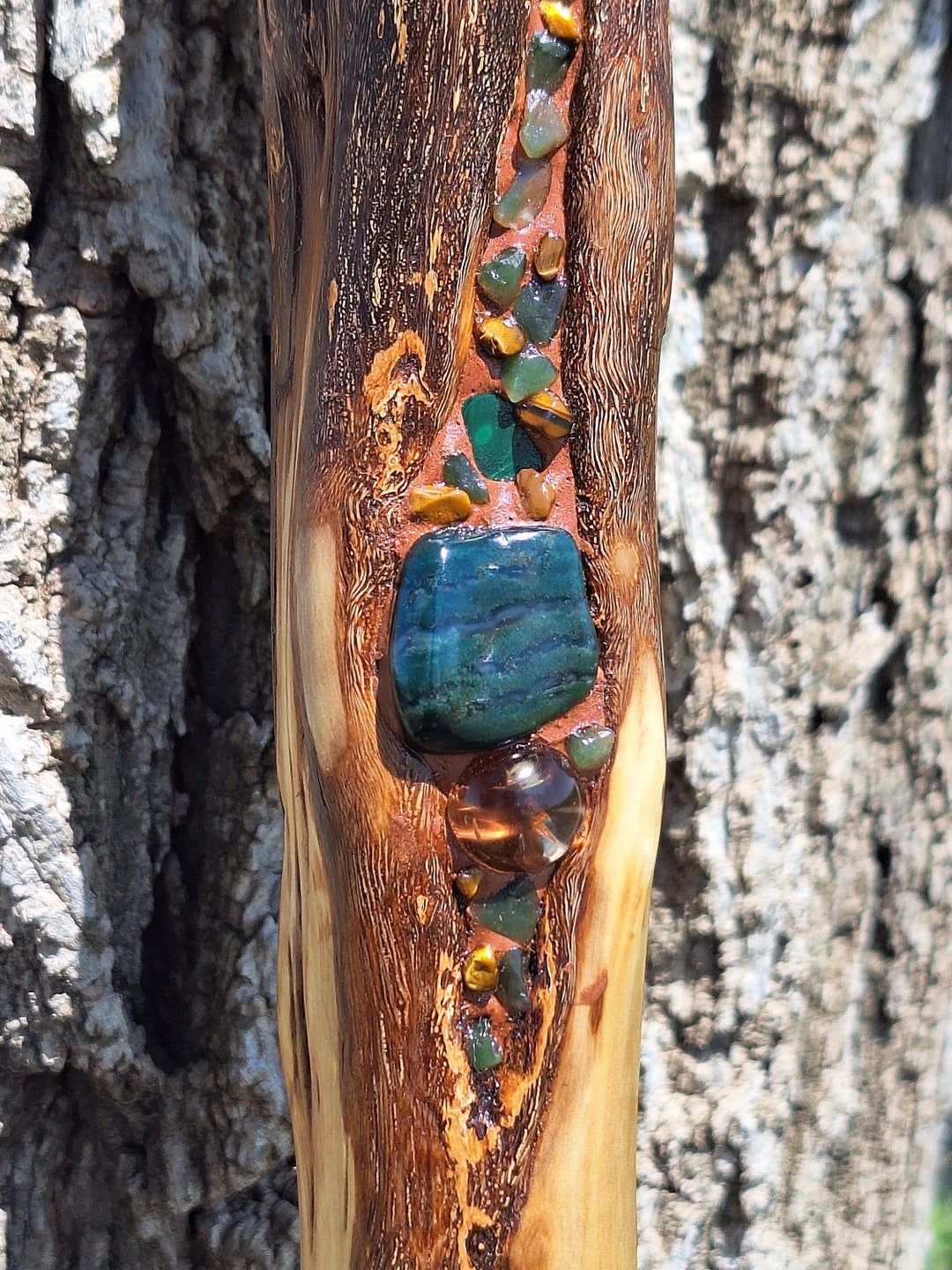 One of A Kind Wizard Staff Enchanted Cottonwood Magick Staff With ...