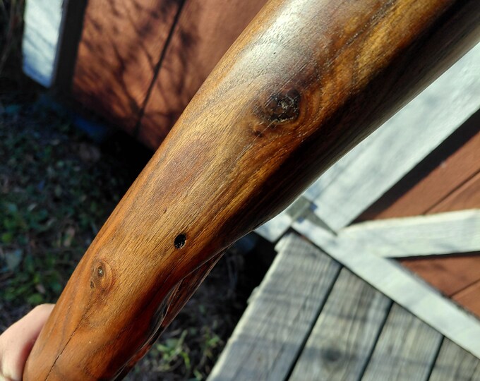 Black Walnut Ceremonial Staff Curved | Kansas Hardwood | Shadow Work ...