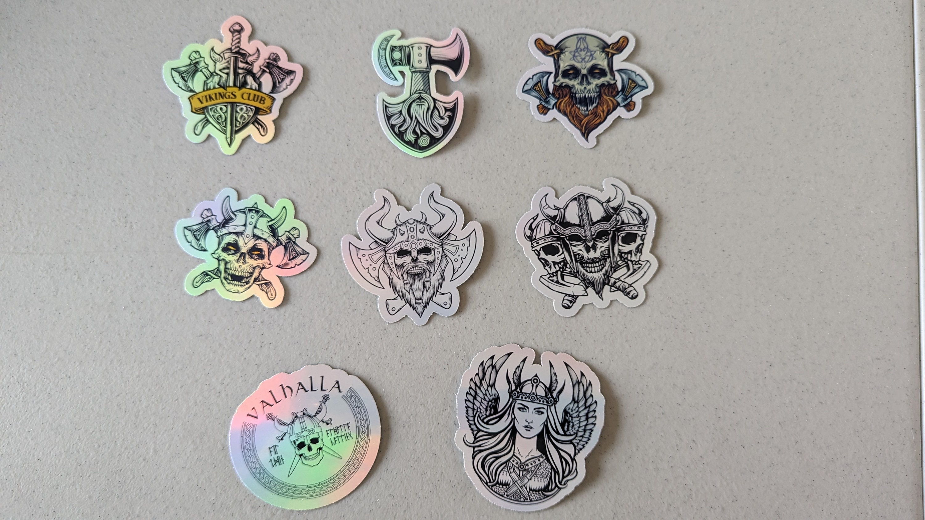 Nordic Viking Sticker Pack 2 Rise & Reign Viking Skull - Etsy